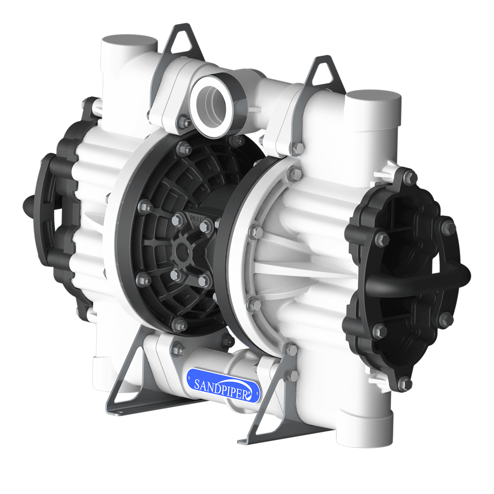 1” (25 mm) SB1 Metallic AODD Ball Valve Pump│SANDPIPER